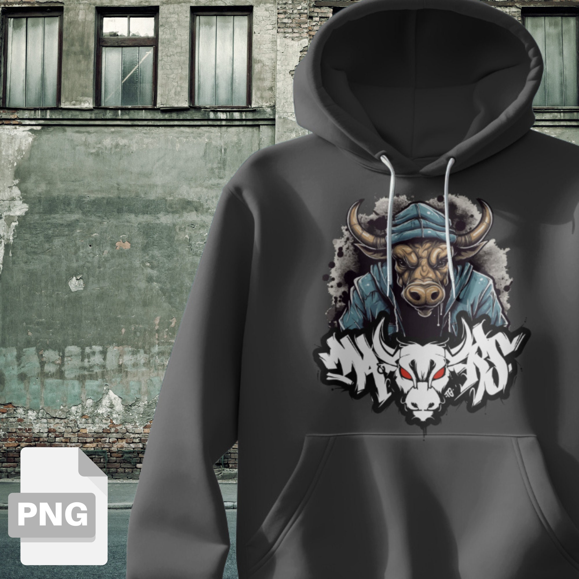 Urban Sublimation Design,animal Clipart With Splashes of Color ...