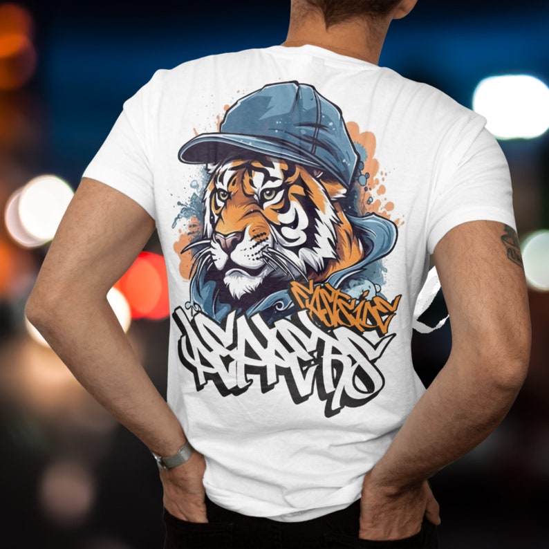 Urban Sublimation Design,animal Clipart With Splashes of Color ...