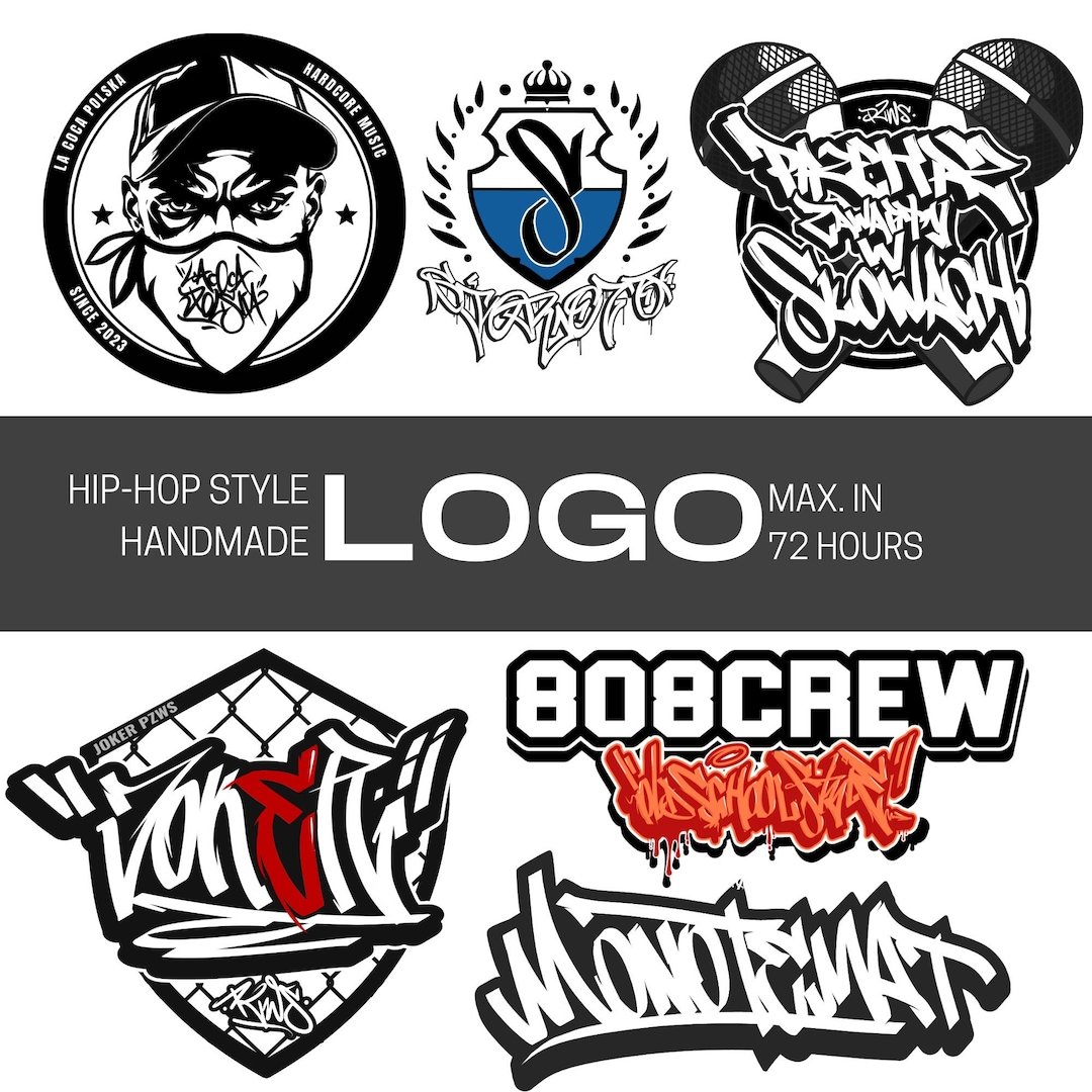 Custom Logo Street Design Graffiti, Urban, Clothing Graphics, Rap ...