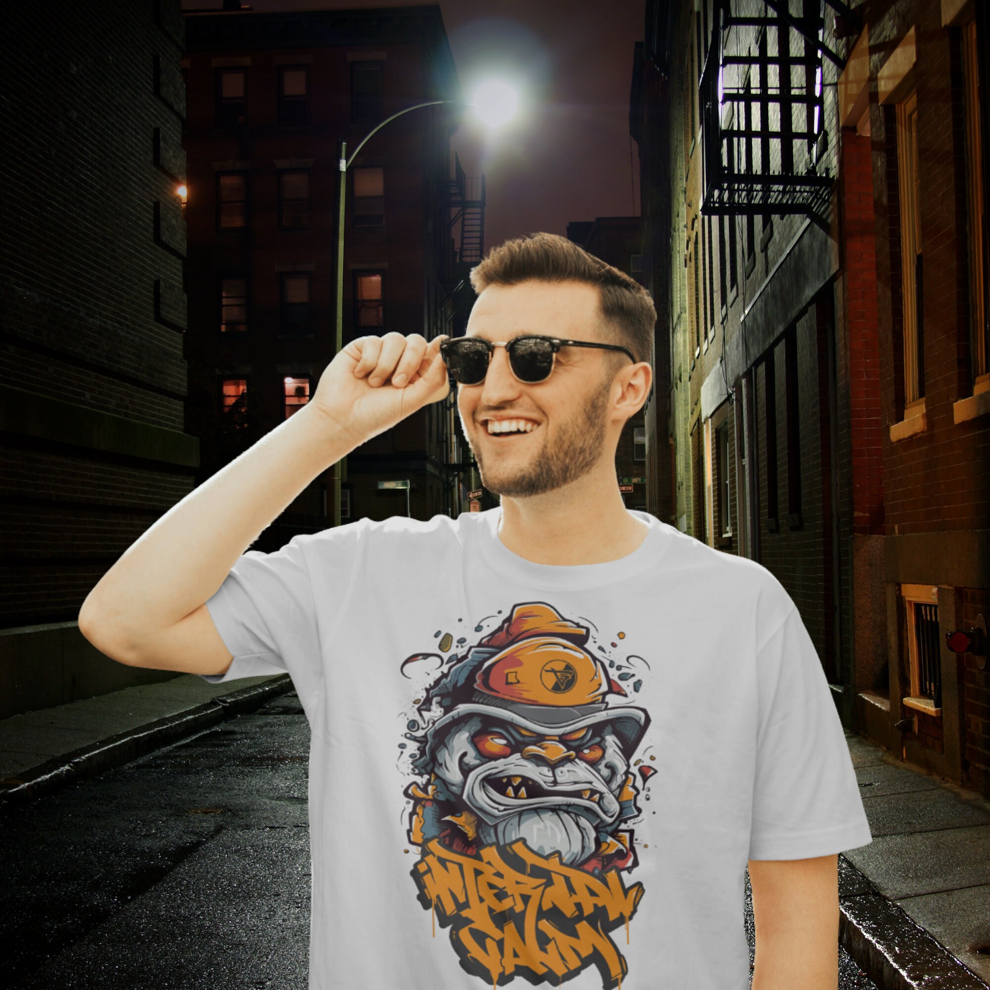 Urban Sublimation Design,animal Clipart With Splashes of Color ...