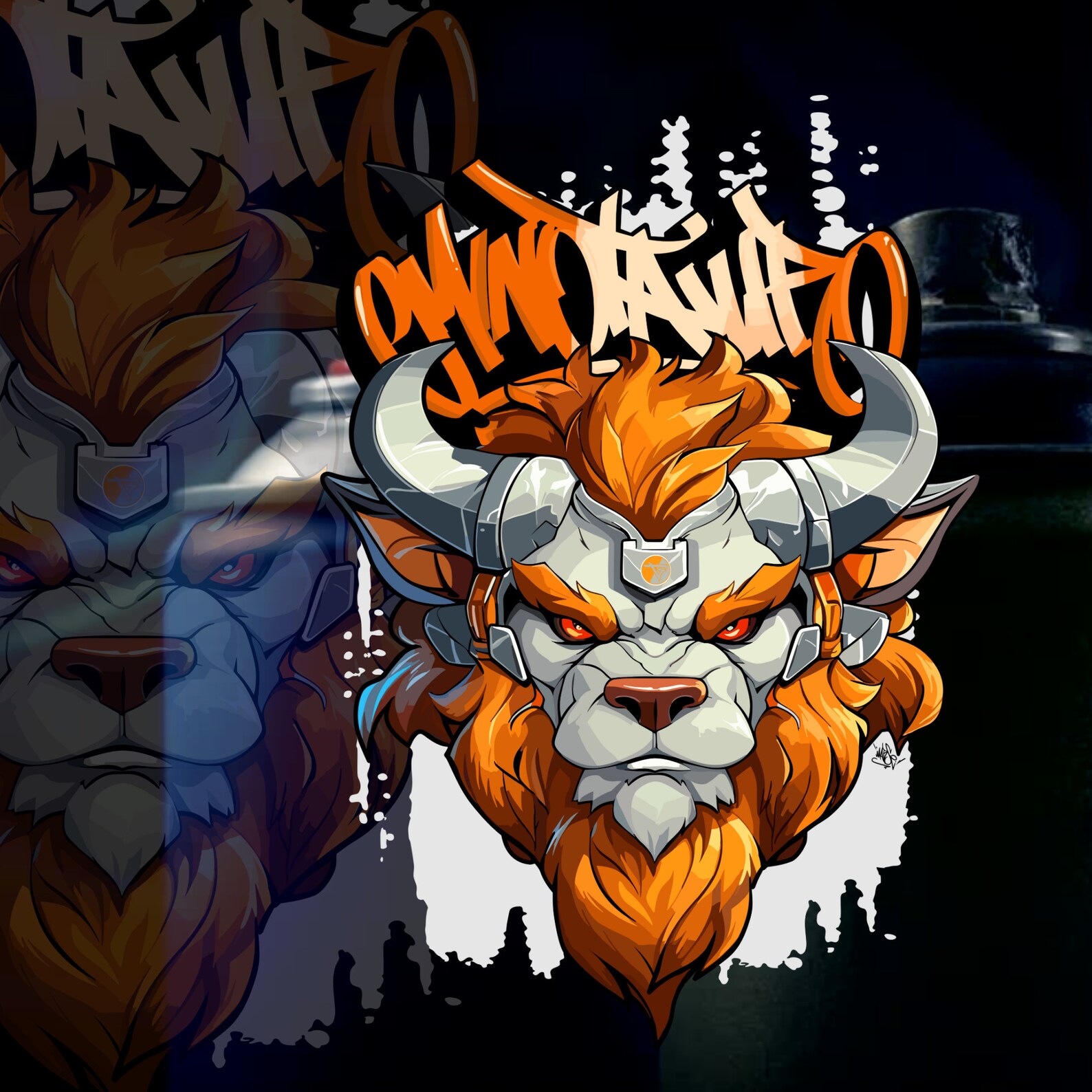 Graffiti Minotaur PNG, Urban Sublimation Design (digital DTF File) - Etsy