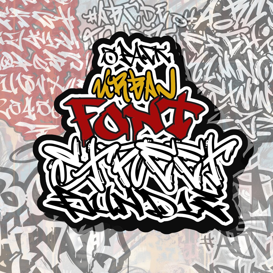Graffiti Font TTF,OTF Bundle,cricut Font,canva Font,advertising ...