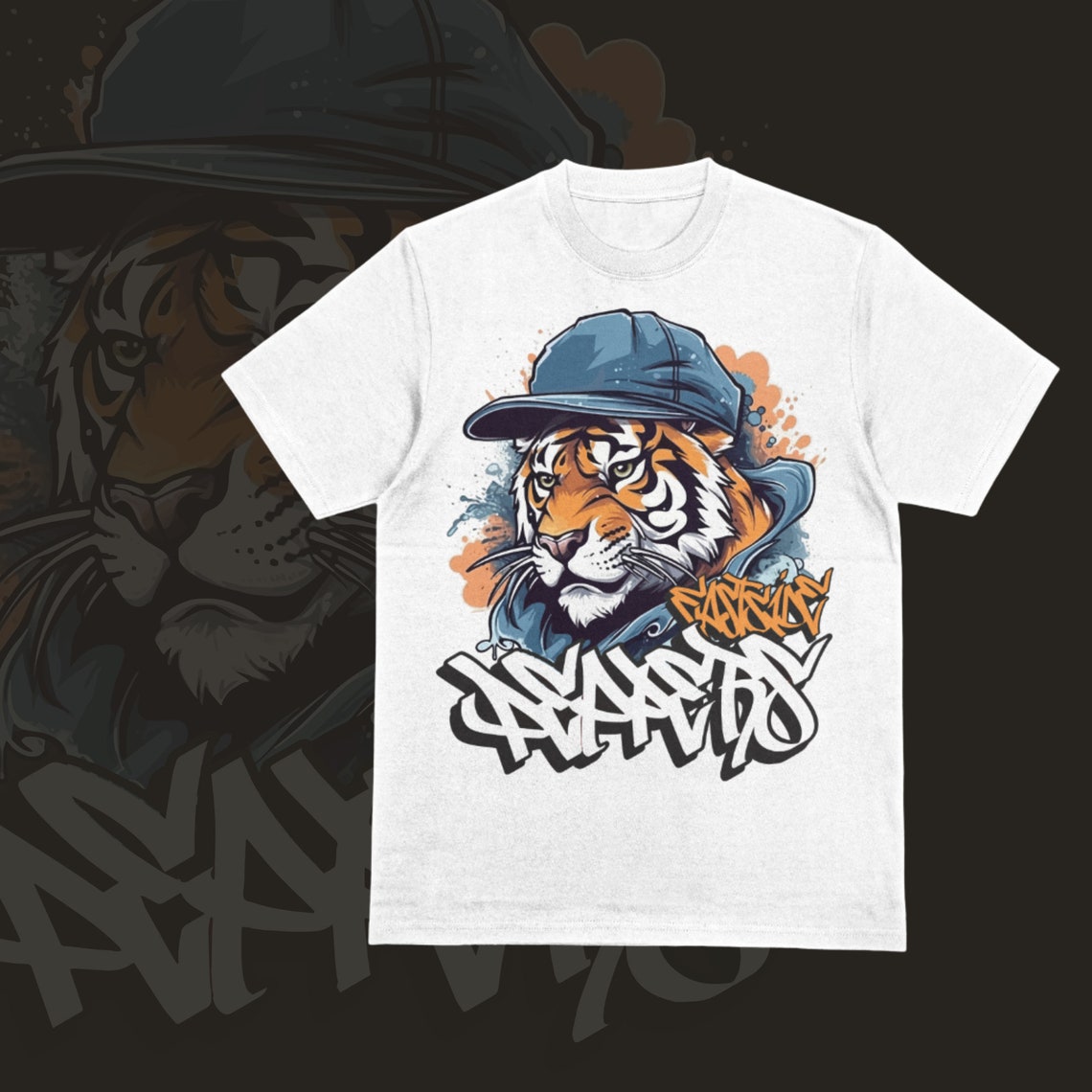 Urban Sublimation Design,animal Clipart With Splashes of Color ...