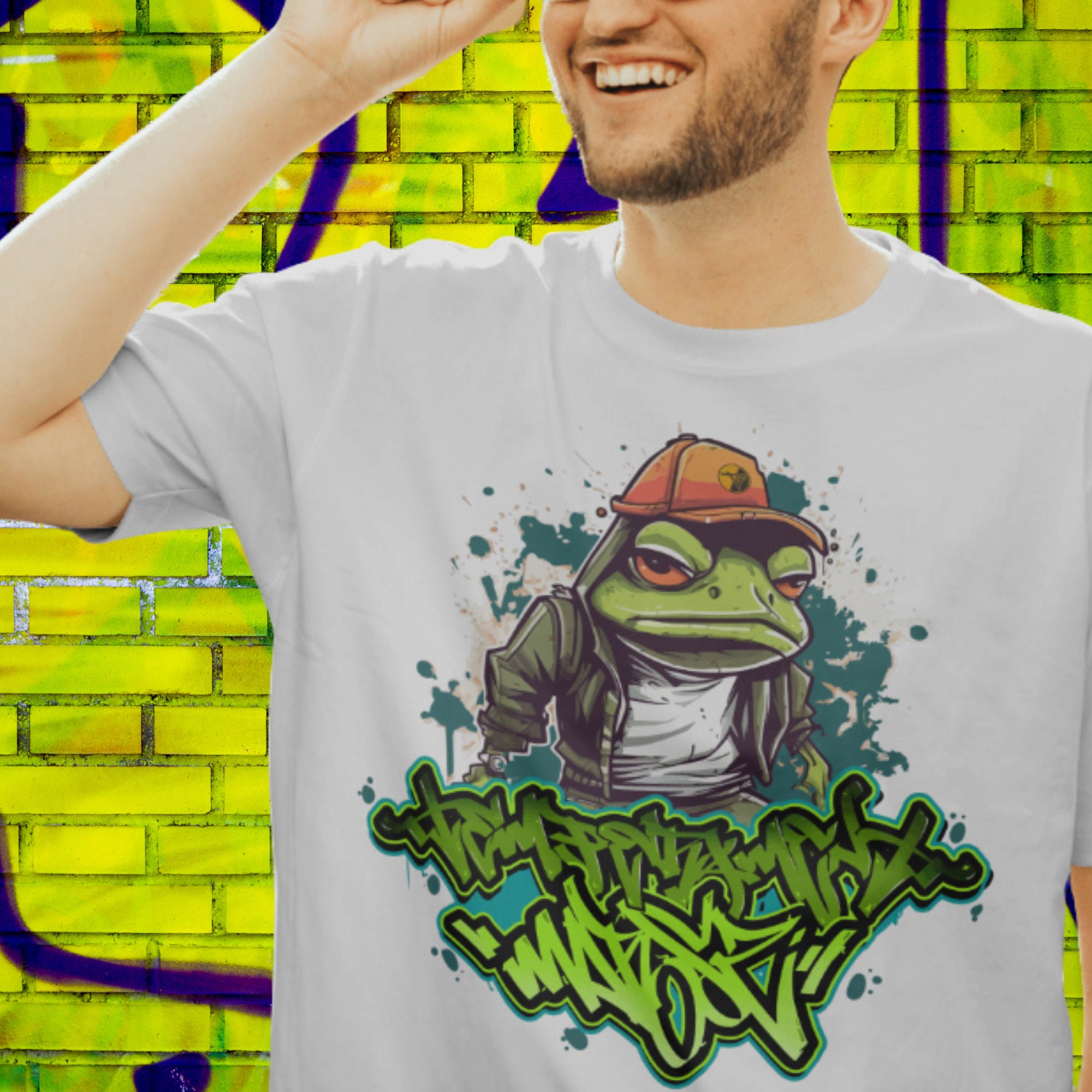 Urban Sublimation Design,animal Clipart With Splashes of Color ...