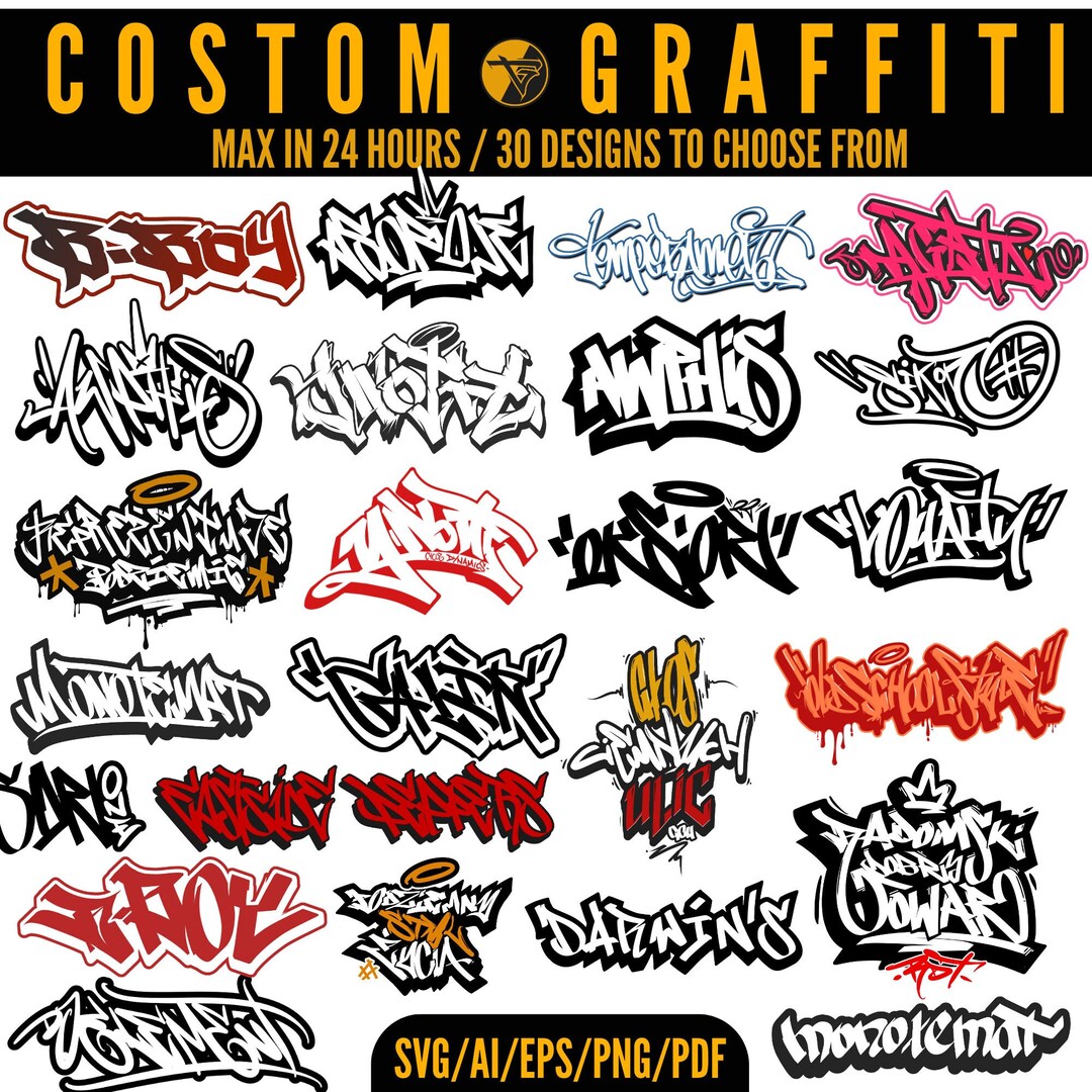 Graffiti Personalized Custom Name, Tagging, Handstyle, Digital Download ...