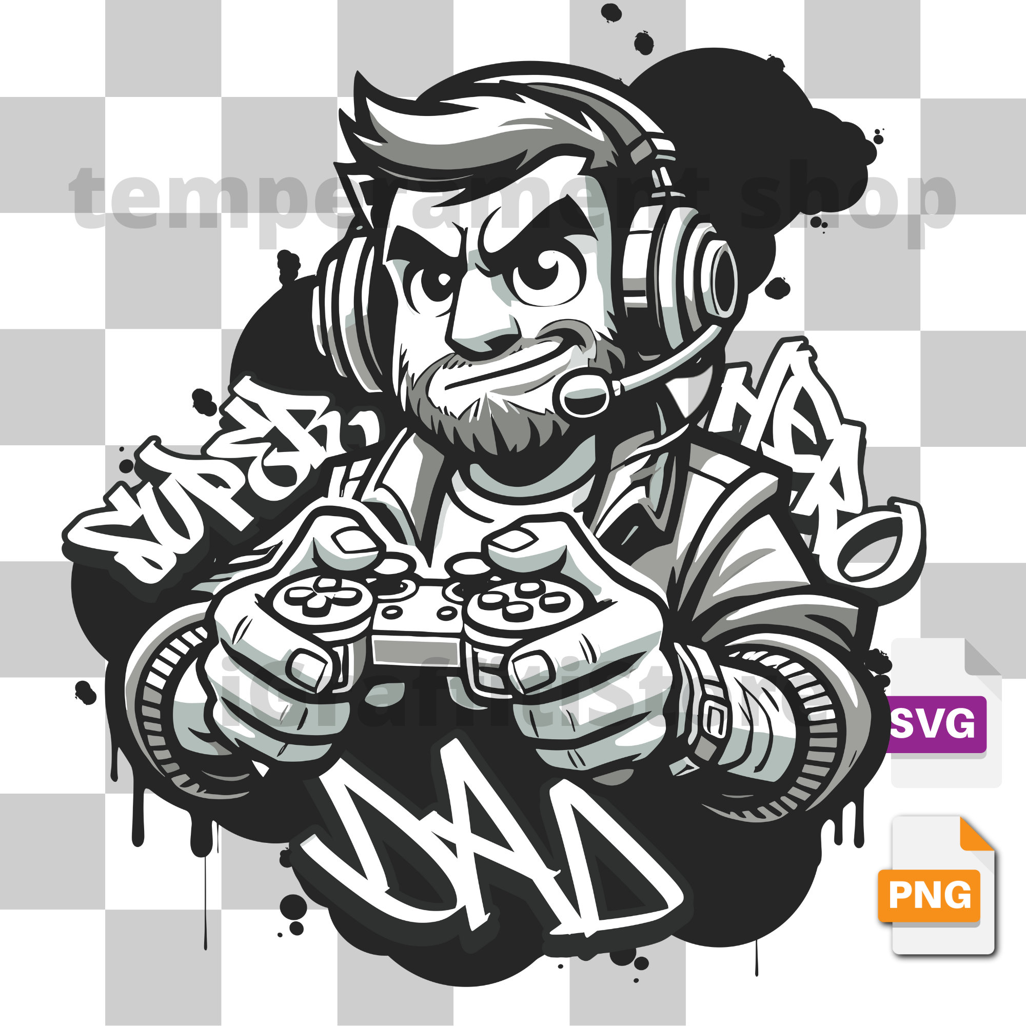 Super Hero Dad Illustration,graffiti Style Art for Father's Day,heroic ...