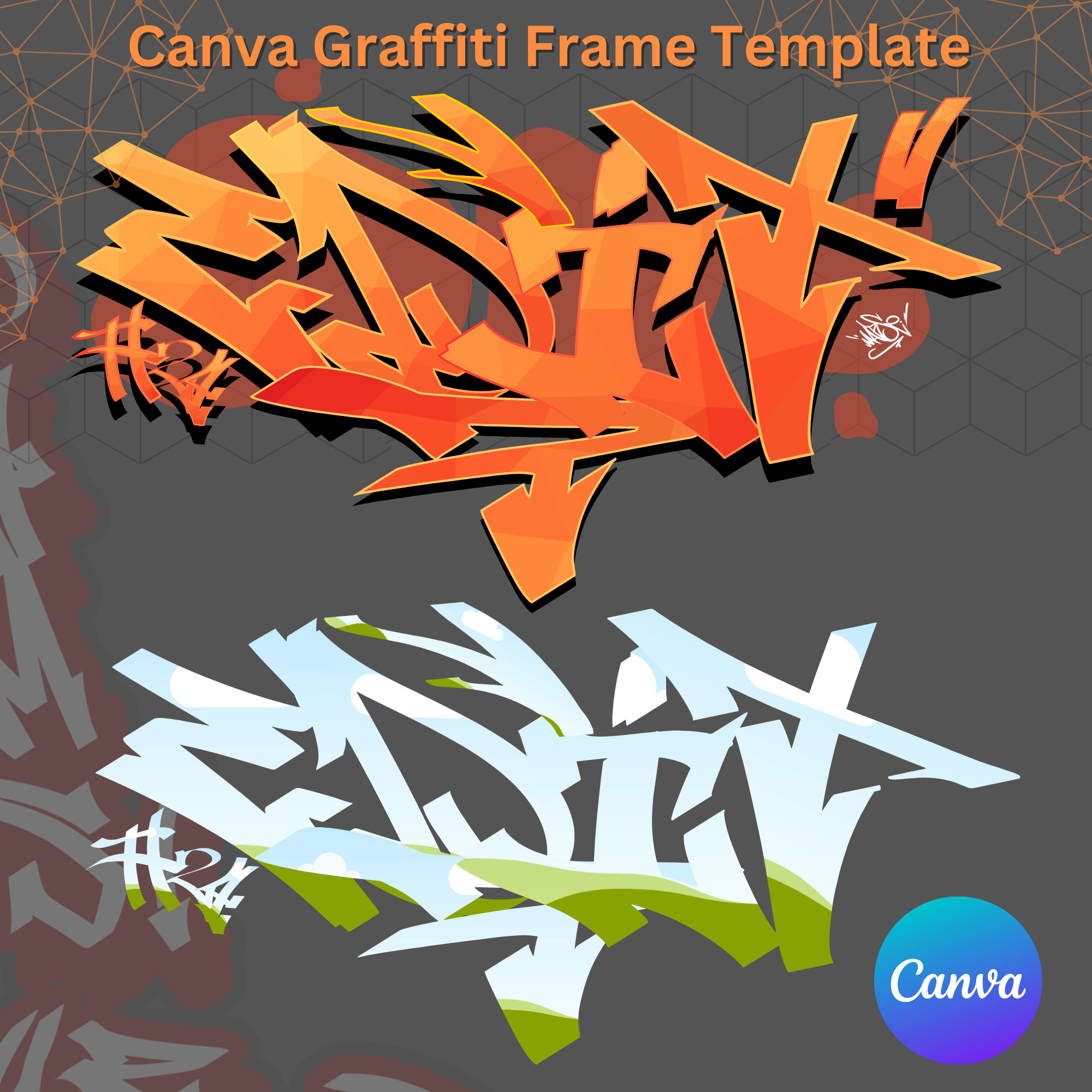 Tagging Canva,streetstyle Canva,frame Canva Template,canva Graffiti ...