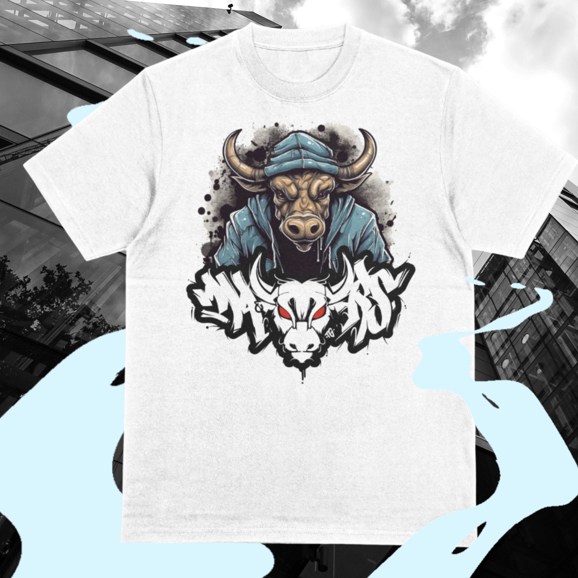 Urban Sublimation Design,animal Clipart With Splashes of Color ...