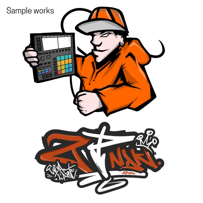 Custom Logo Street Design Graffiti, Urban, Clothing Graphics, Rap ...