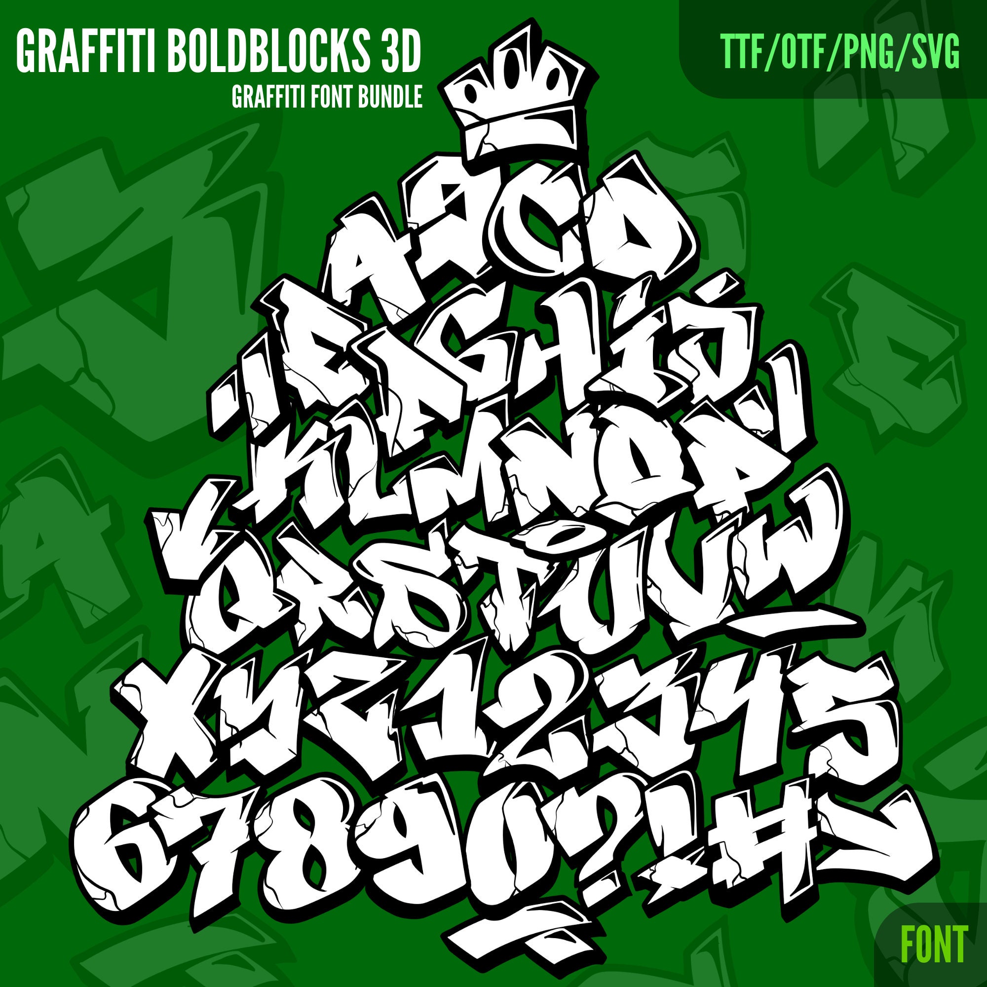 Graffiti Block Font