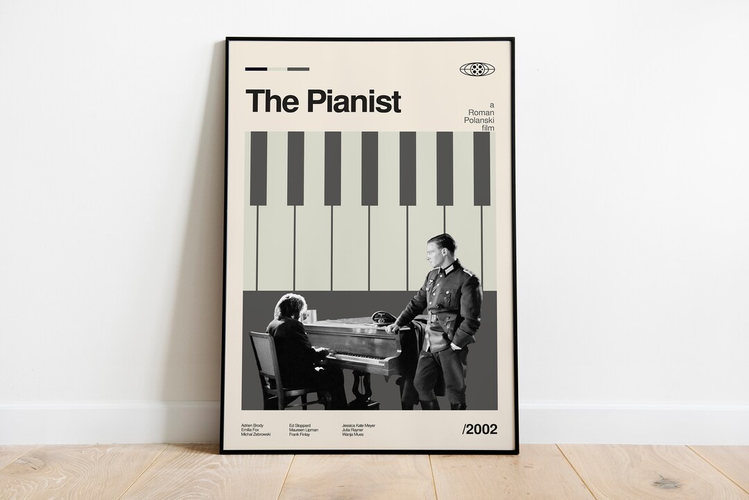 The Pianist Poster, the Pianist Movie Poster, Movie Poster, Vintage ...