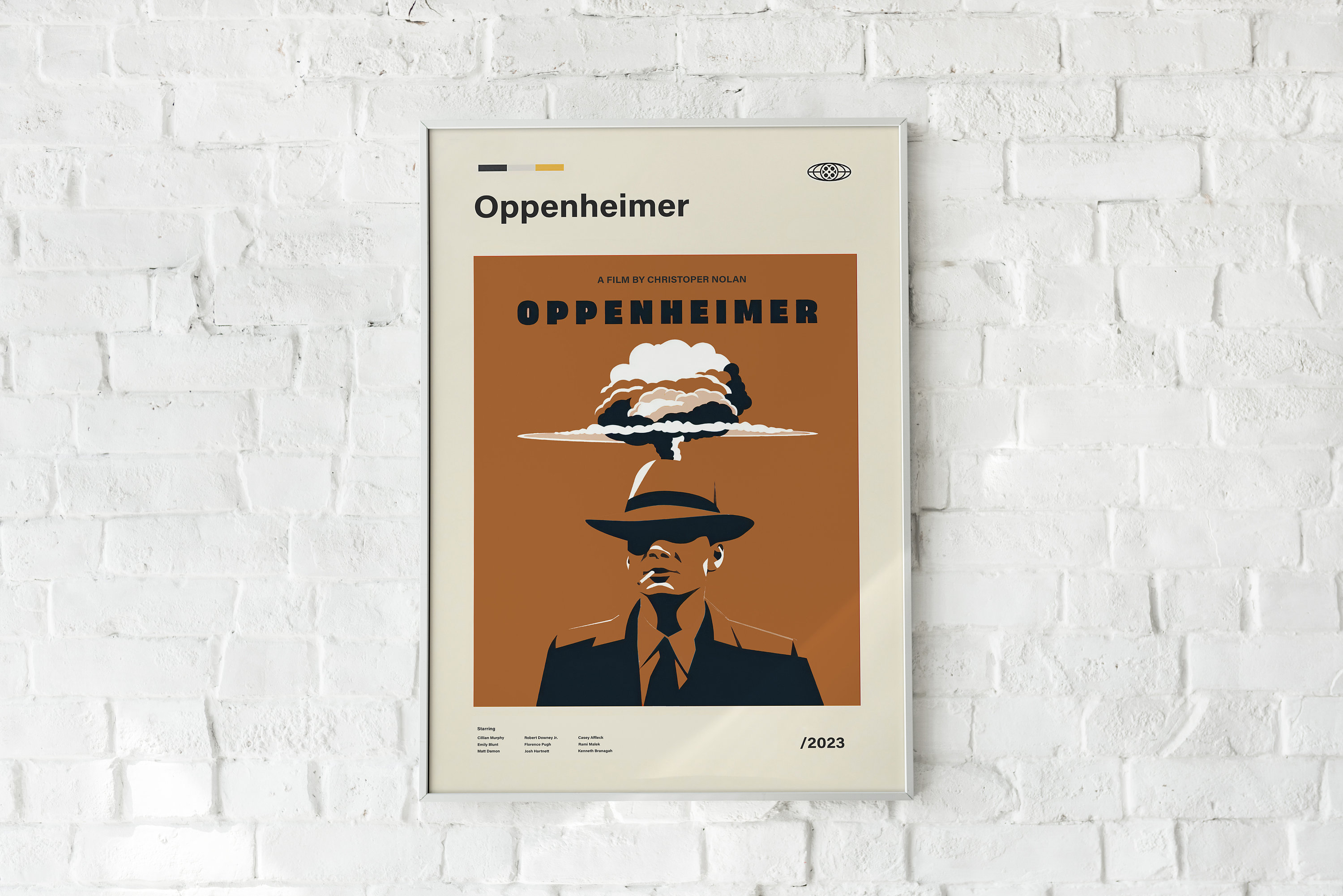 Oppenheimer Poster | Christopher Nolan Movie Poster