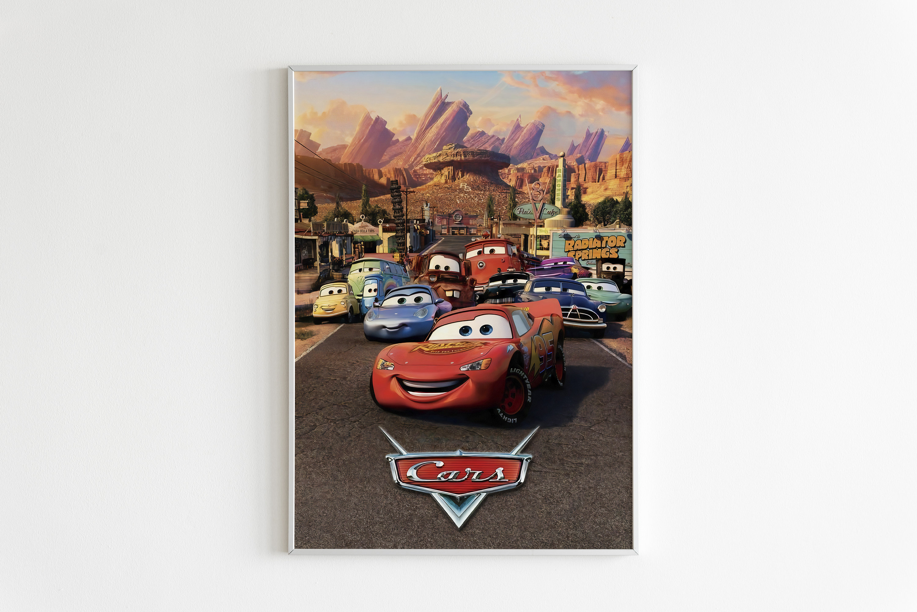 Póster Disney Cars, Cars Movie Poster, Cars Pixar, Lightning McQueen ...