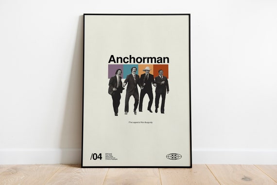 Anchorman Minimalist Poster