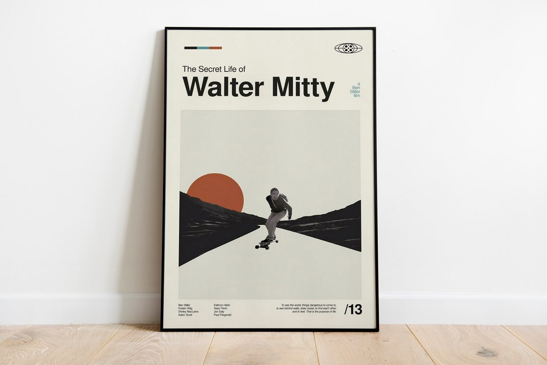 The Secret Life of Walter Mitty Movie Poster, the Secret Life of Walter ...