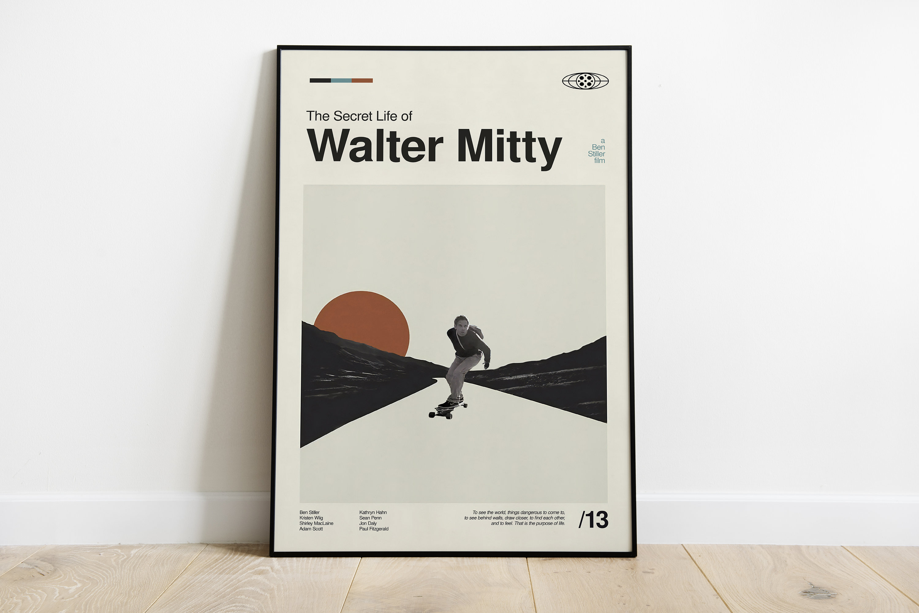 The Secret Life of Walter Mitty Movie Poster, the Secret Life of Walter ...