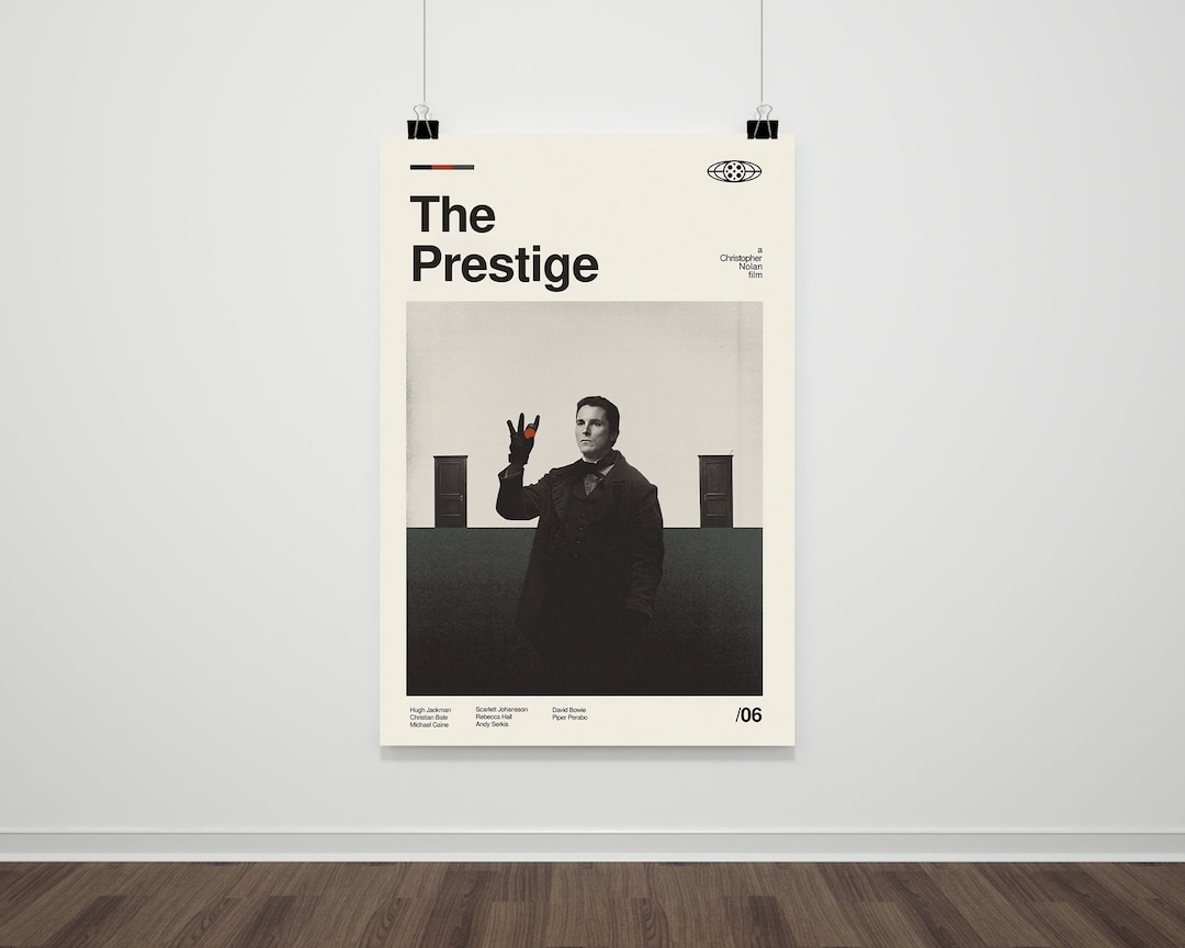 The Prestige, Retro Movie Poster, Midcentury Modern, Retro Tv Show ...
