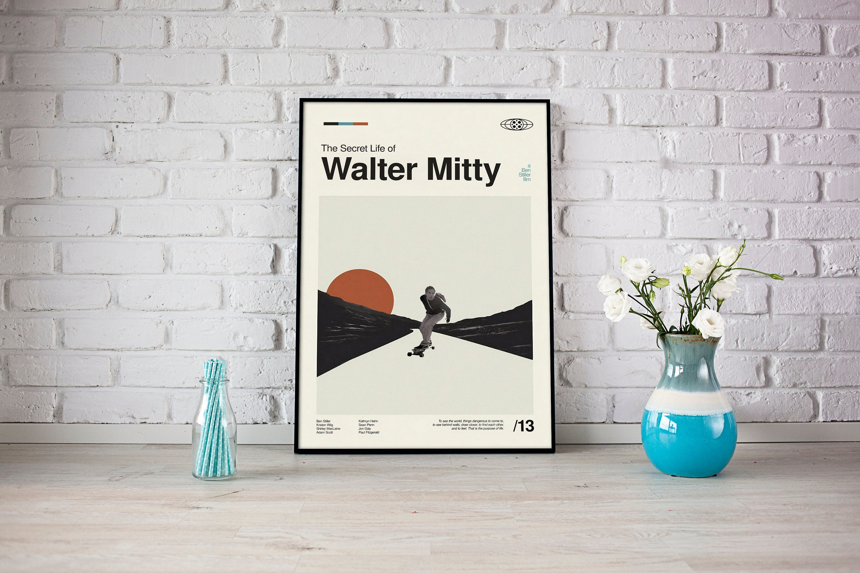 The Secret Life of Walter Mitty Movie Poster, the Secret Life of Walter ...