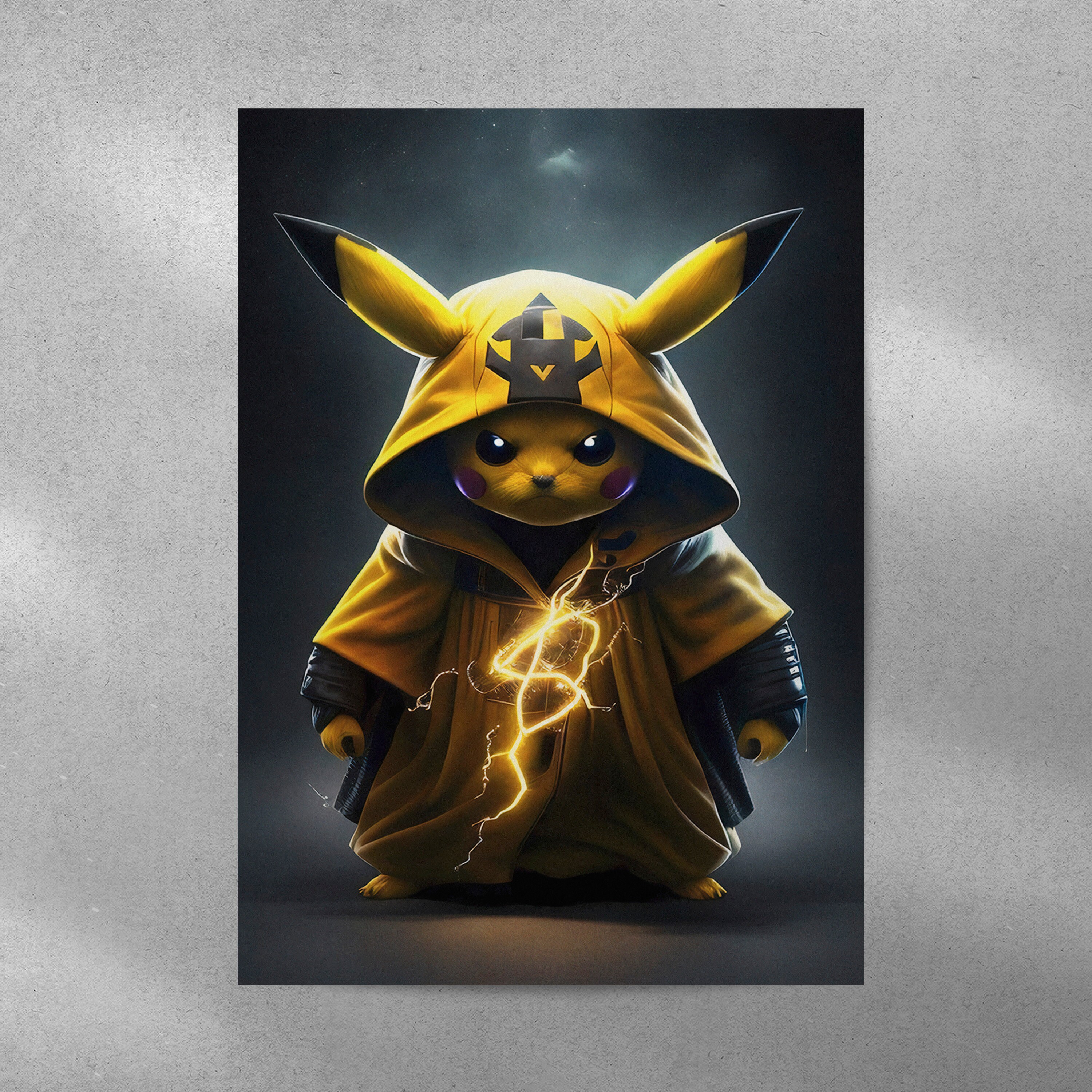 Pikachu Design Poster, Pikachu Quote Poster, Wall Decor, Wall Poster ...