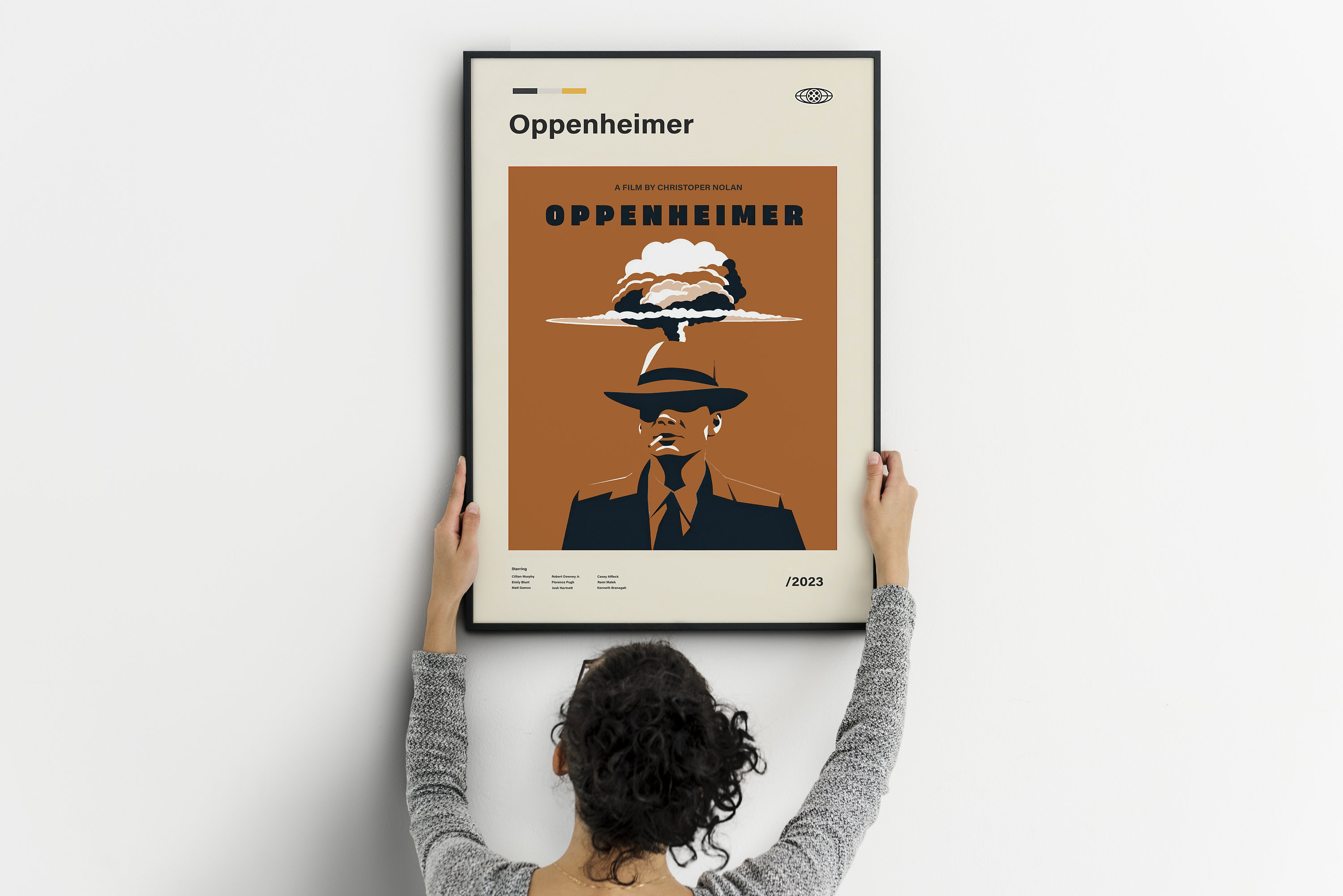 Oppenheimer Poster | Christopher Nolan Movie Poster