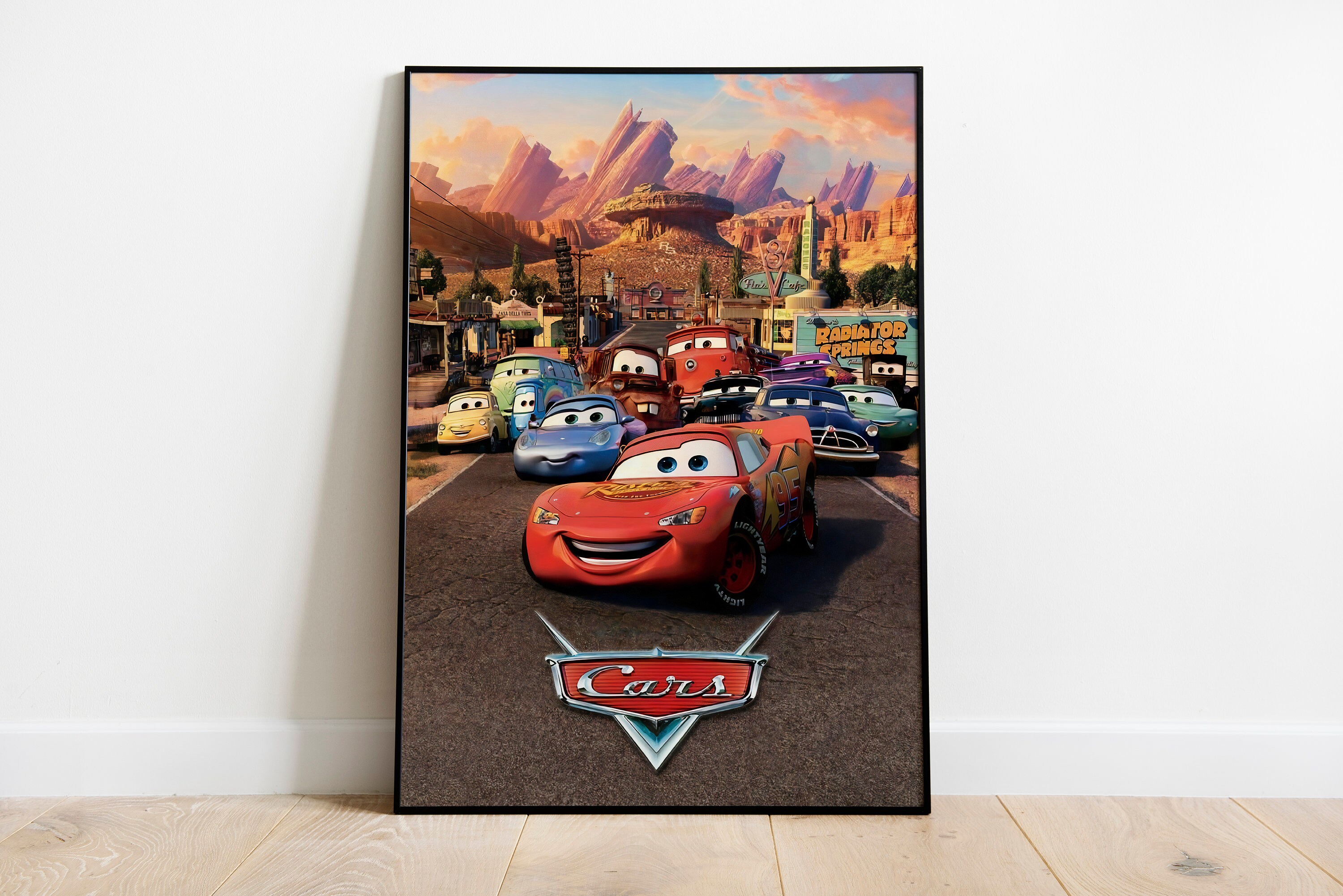 Póster Disney Cars, Cars Movie Poster, Cars Pixar, Lightning McQueen ...