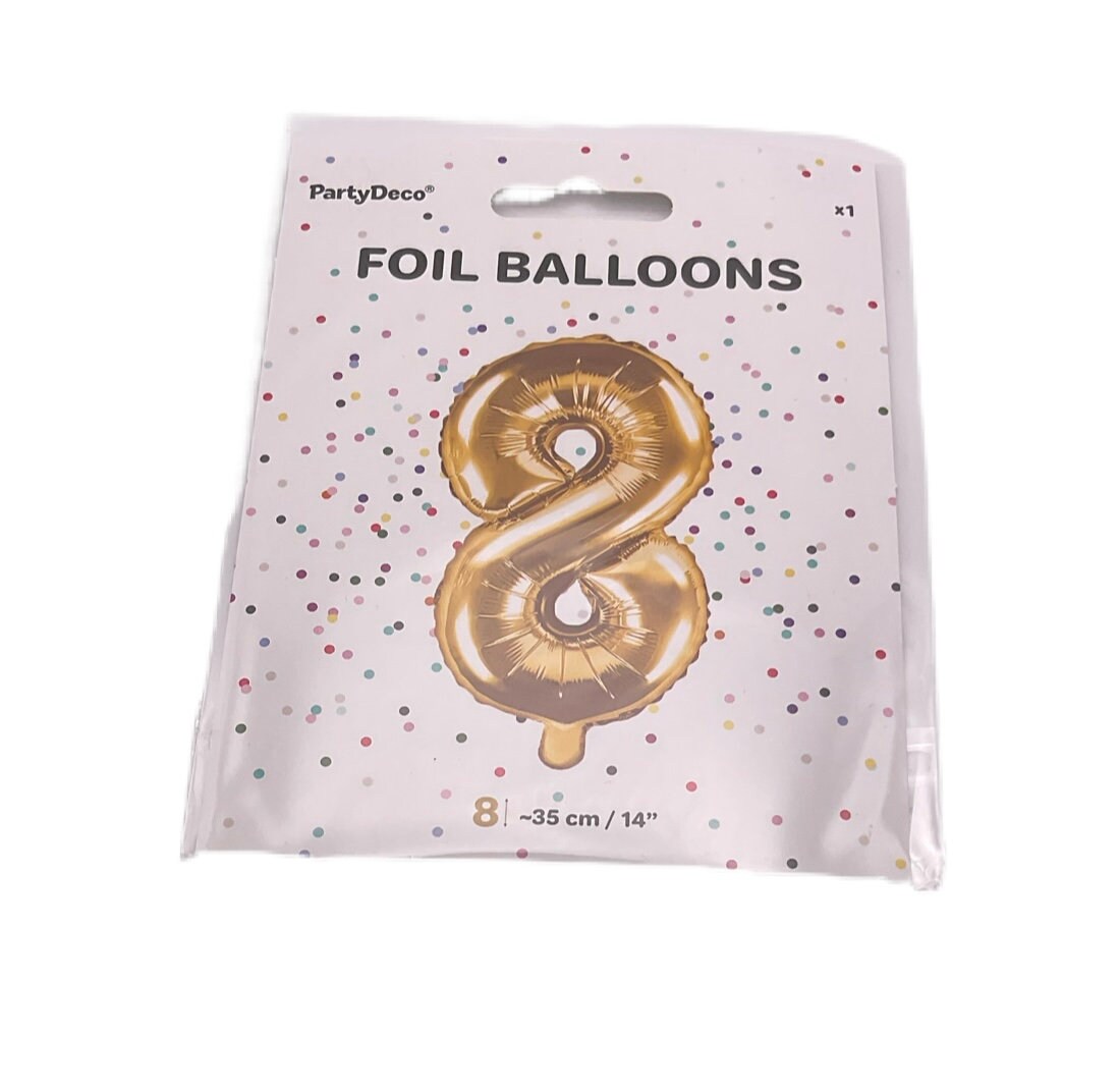 Gold Number 80 Balloons: 80th Birthday Party Decor (14") - Etsy UK