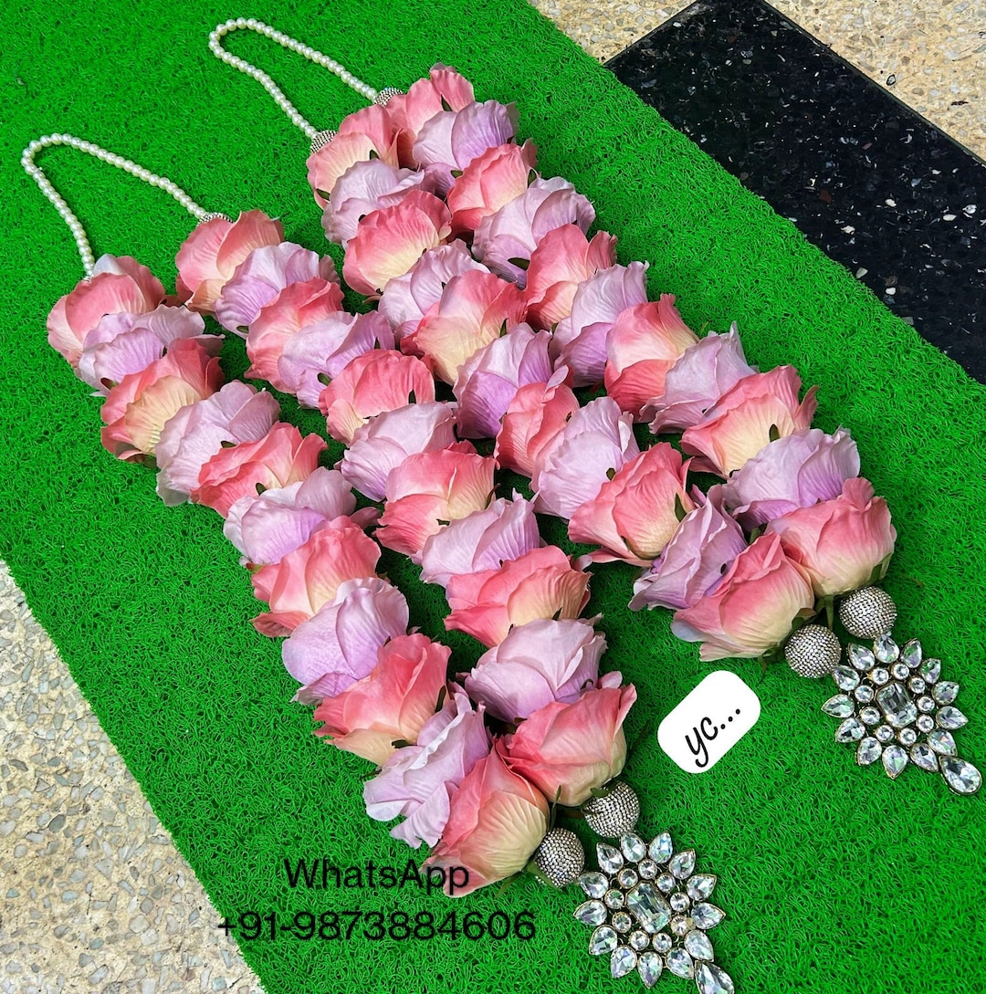 Pack OF 2 Handmade Shubh Vivah Artificial Flowers Mala,gift for Groom ...
