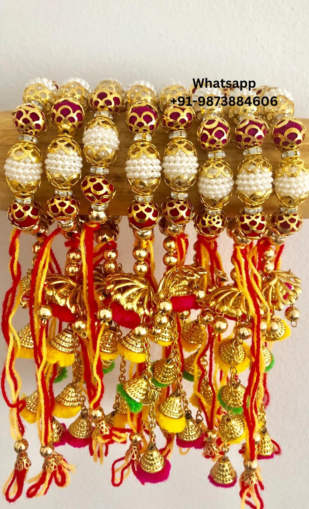 Lot of Sangeet Haldi Mehndi Ganey Ganaas Indian Wedding Bracelets ...