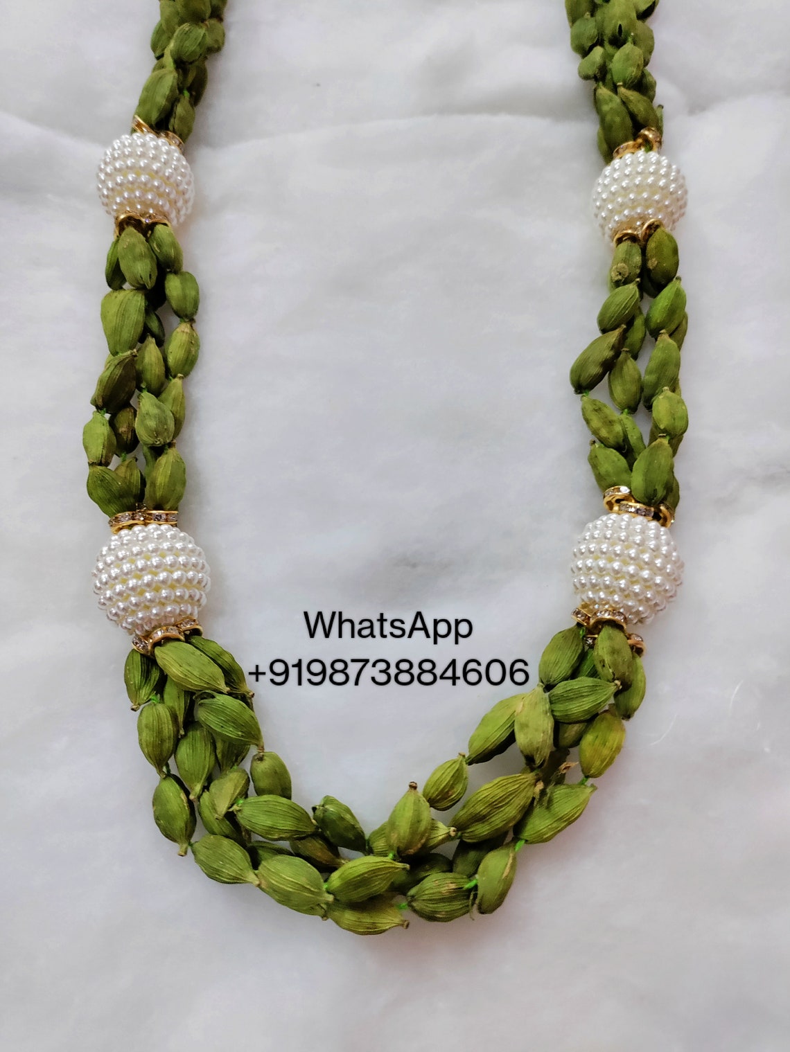 NEWLY LAUNCHED Cardamom Garland /mala ,elaichi Mala for Welcoming Your ...