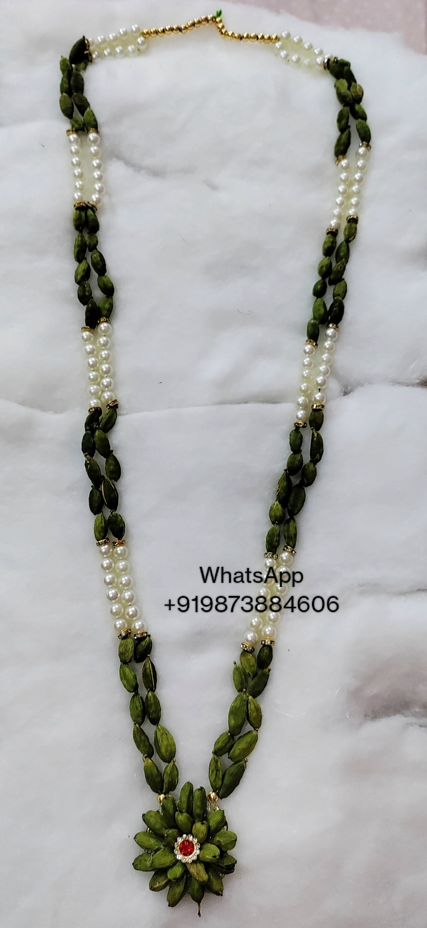 NEWLY LAUNCHED Cardamom Garland /mala ,elaichi Mala With Pendent for ...