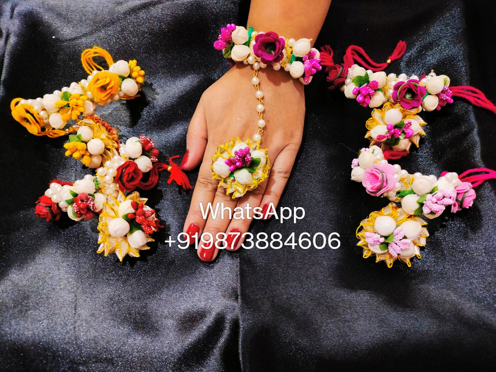 100 Pcs Sangeet Haldi Mehndi Ganey Ganaas Indian Wedding Bracelets ...