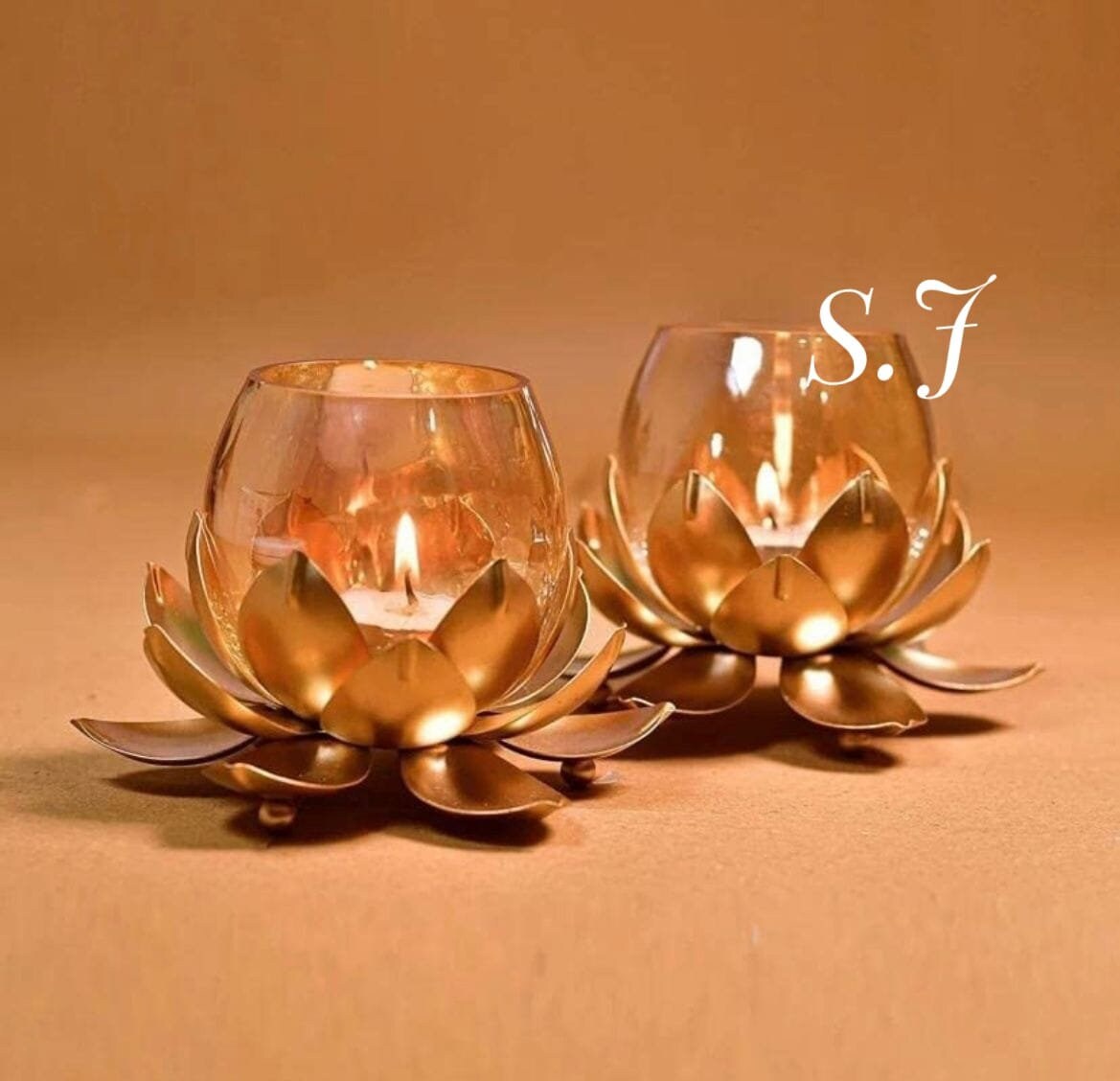 20 X Pcs of Premium Quality Lotus Glass Tealight /diwali Gifts/ Diwali ...