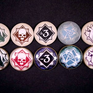Arkham Horror LCG Chaos Tokens | Custom Grunge Design by Titan Tokens ...