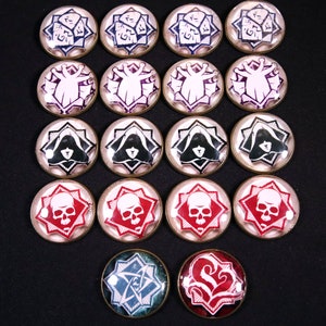 Arkham Horror LCG Chaos Tokens | Custom Grunge Design by Titan Tokens ...