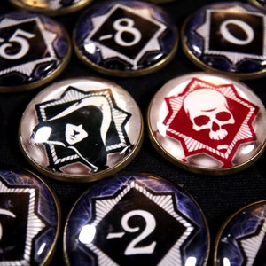 Arkham Horror LCG Chaos Tokens | Custom Grunge Design by Titan Tokens ...