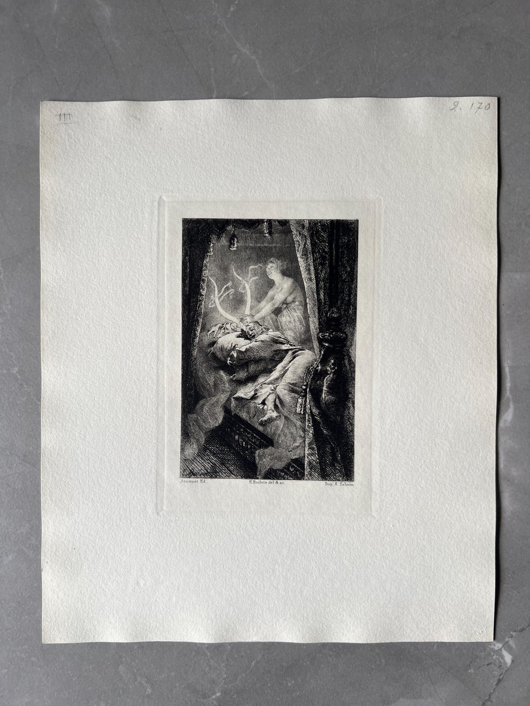 Antique Goya-inspired Etching - Tragic Scene - Etsy