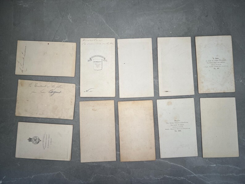 Antique Carte De Visite Collection – 19th Century Lithographs and ...