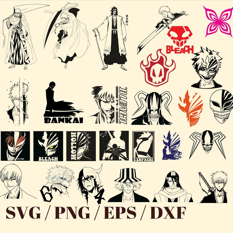 Anime Svg - Etsy