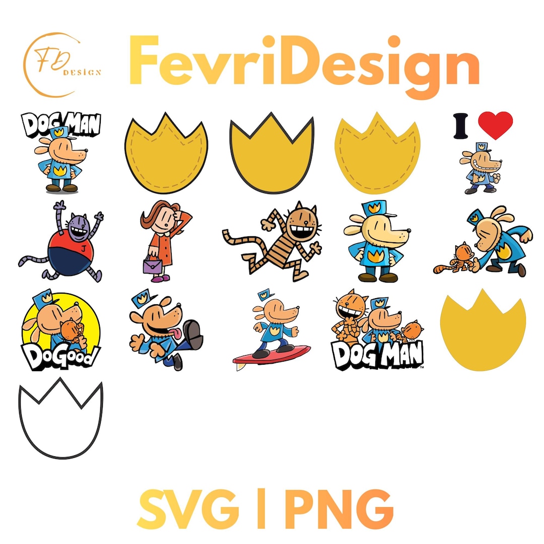 Buy Dog Man SVG & PNG Bundle, Cricut Sublimation Files Online in India ...