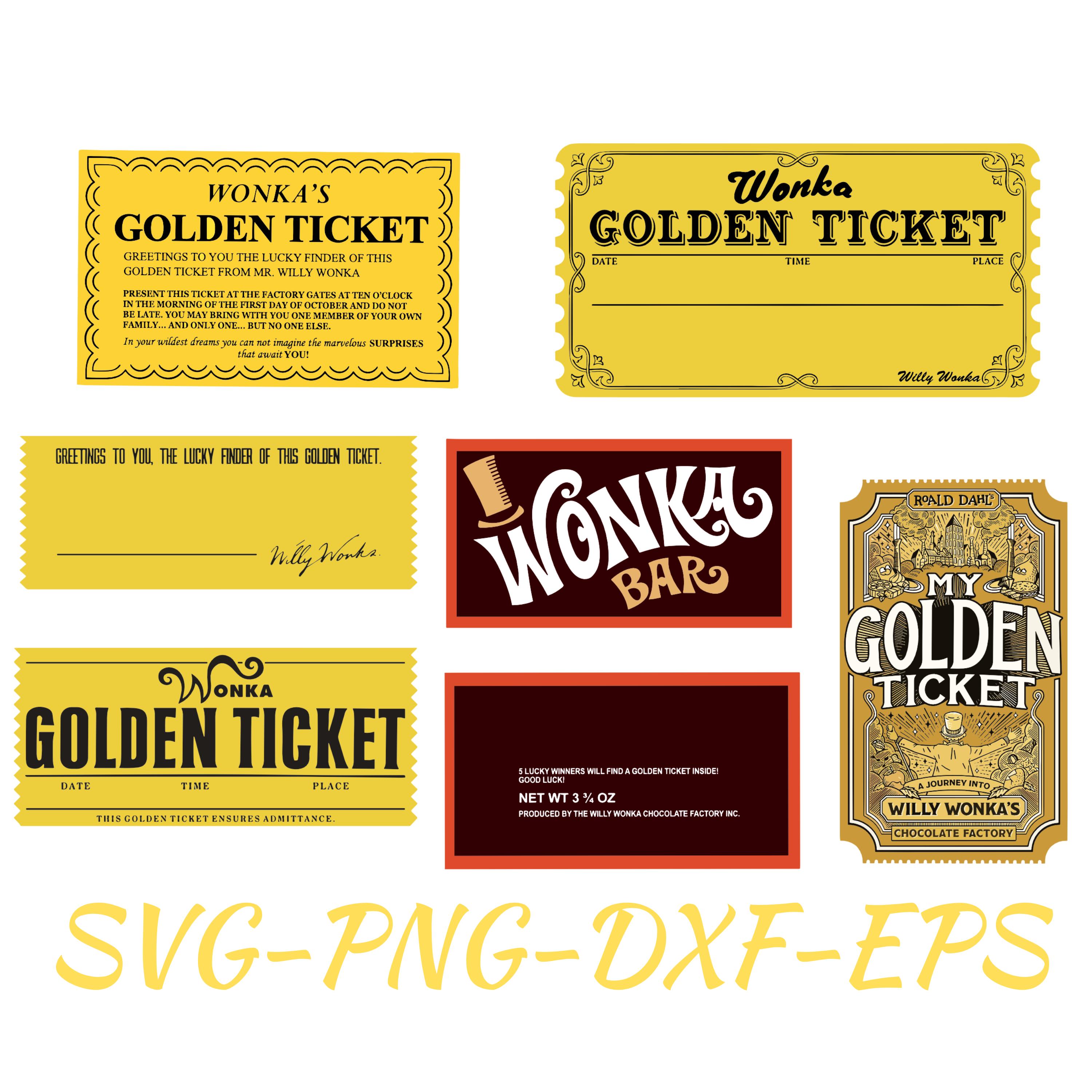 Golden Ticket Winners In Order Willy Willy Wonka Golden Ticket Template ...