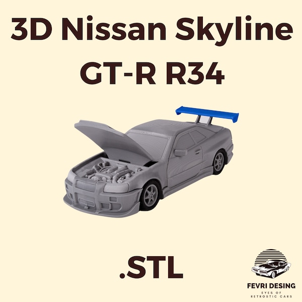 Nissan Skyline 3d Art - Etsy