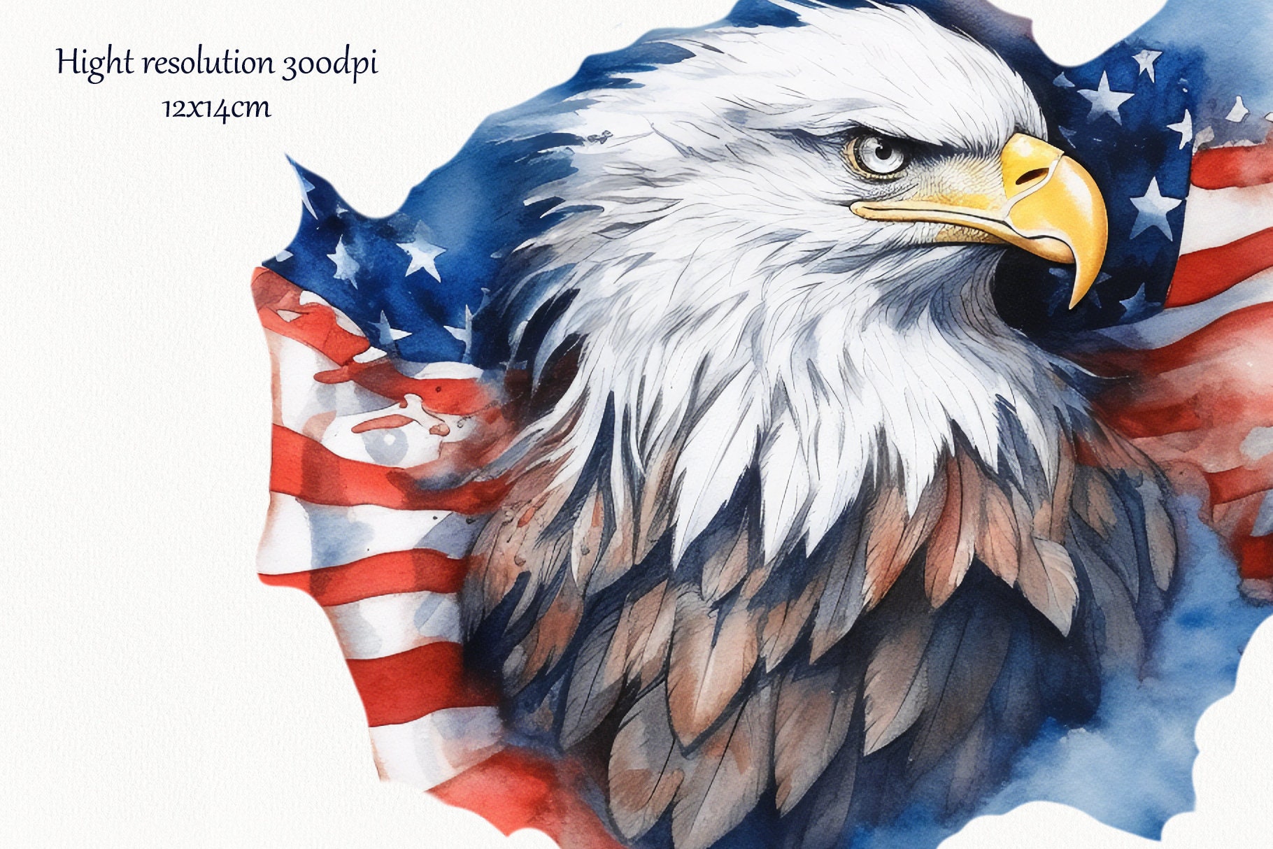 4th of July Watercolor Clipart. Watercolor Fourth of July Clipart ...