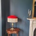 Red Victorian Lampshade, Handsewn, Handmade Lampshade, Downton Abbey ...