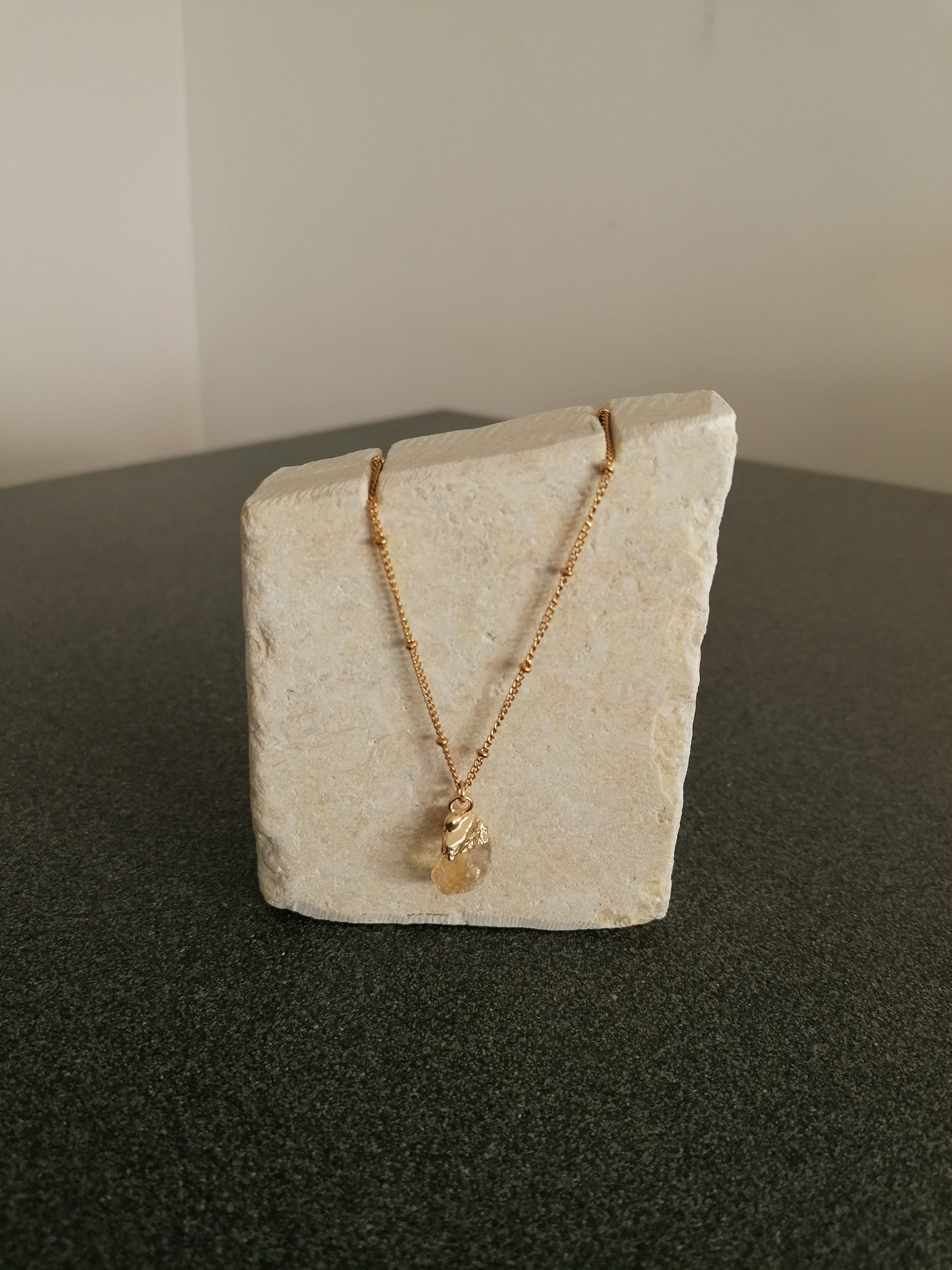 Limestone Necklace Display Stand. Jewellery Stand. Necklace Holder ...
