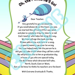 Oh the Places You’ll Go Memory Book - Messages From Crayons to Caps ...