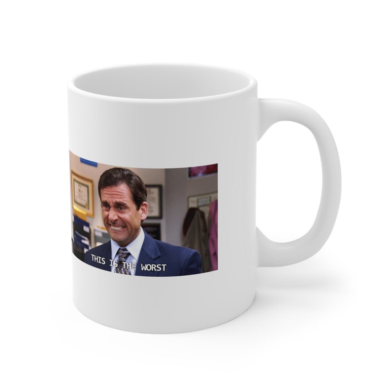 The Office Michael Scott - This is the Worst Ceramic Mug 11oz - Etsy
