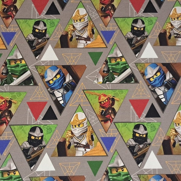 Ninjago Quilt Fabric - Etsy