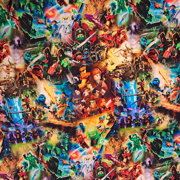 Ninjago Fabric - Etsy