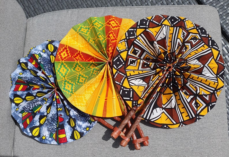 Stunning Ghanaian Hand Fans. Unique Gift or Holiday Essential - Etsy UK