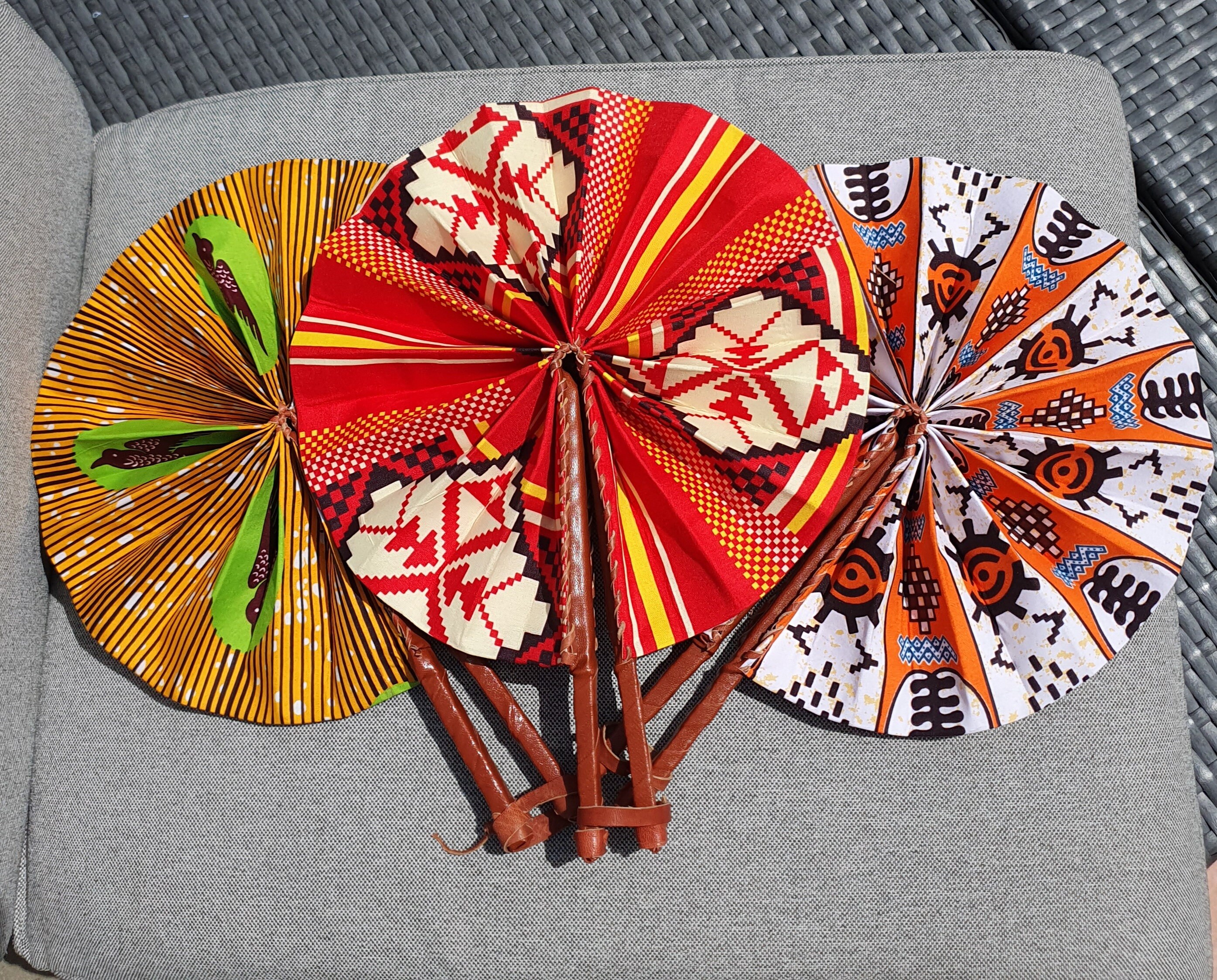 Stunning Ghanaian Hand Fans. Unique Gift or Holiday Essential - Etsy UK